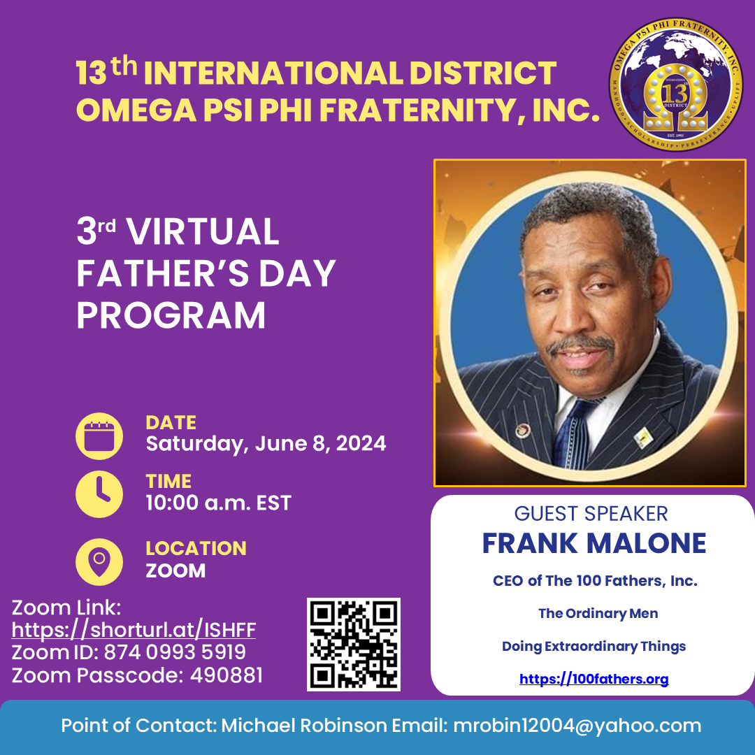 Father's Day Program 2024 - 13th International District